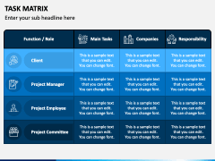 Task Matrix PowerPoint and Google Slides Template - PPT Slides
