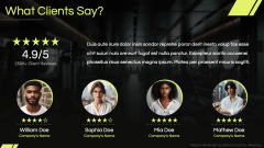 Personal Trainer Portfolio PowerPoint and Google Slides Template - PPT ...