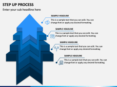 Step Up Process PowerPoint and Google Slides Template - PPT Slides