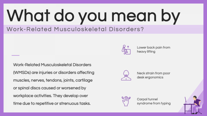 Work-Related Musculoskeletal Disorders (WMSDS) PowerPoint and Google ...