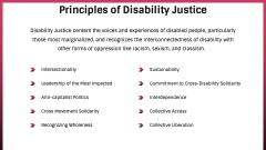 Disability Justice PowerPoint and Google Slides Template - PPT Slides