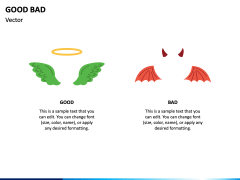 Good Bad PowerPoint and Google Slides Template - PPT Slides