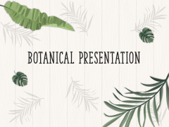 Free - Botanical Presentation Theme for PowerPoint and Google Slides