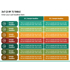 Page 10 - Matrix Table Infographics Templates for PowerPoint and Google ...