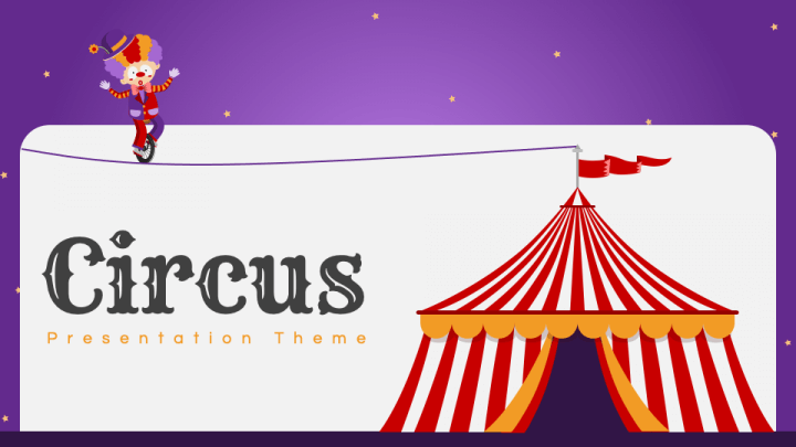 Free - Circus Theme for PowerPoint and Google Slides - PPT Slides