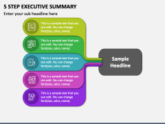5 Step Executive Summary PowerPoint Presentation Slides - PPT Template
