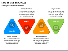 Side By Side Triangles PowerPoint and Google Slides Template - PPT Slides