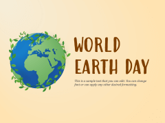 Free - World Earth Day PowerPoint Template and Google Slides Theme