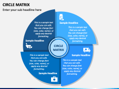 Circle Matrix PowerPoint and Google Slides Template - PPT Slides