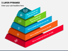 5 Layer Pyramid PowerPoint Presentation Slides - PPT Template