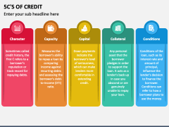 5C's Of Credit PowerPoint and Google Slides Template - PPT Slides