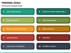 Personal Goals PowerPoint and Google Slides Template - PPT Slides