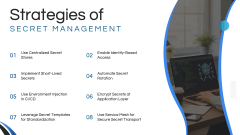 Secret Management PowerPoint and Google Slides Template - PPT Slides