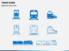 Train Icons for PowerPoint and Google Slides - PPT Slides
