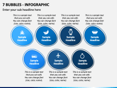 7 Bubbles - Infographic PowerPoint Presentation Slides - PPT Template