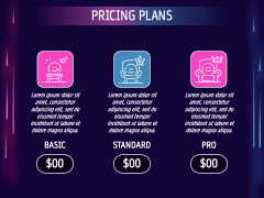 Free - Neon Background Presentation for PowerPoint and Google Slides