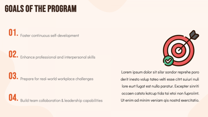 Skills Development Training Program PowerPoint and Google Slides Template - PPT Slides