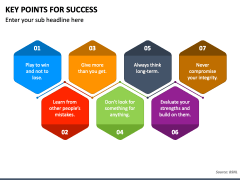 Key Points for Success PowerPoint and Google Slides Template - PPT Slides