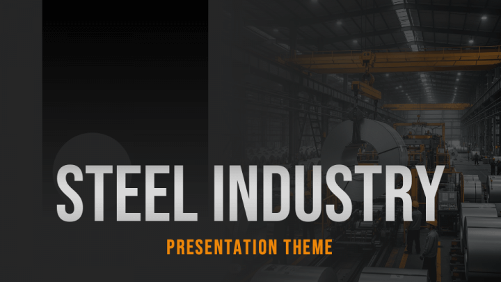 Steel Industry Presentation Theme for PowerPoint and Google Slides ...