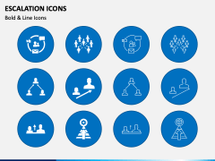 Escalation Icons for PowerPoint and Google Slides - PPT Slides