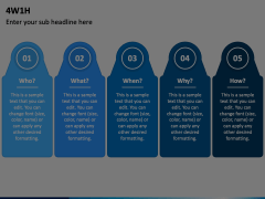4W1H PowerPoint Template - PPT Slides