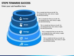 Free Steps Towards Success PowerPoint Template and Google Slides Theme
