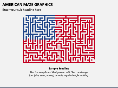 Free - American Maze Graphics for PowerPoint and Google Slides - PPT Slides