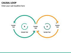 Causal Loop PowerPoint Template | SketchBubble