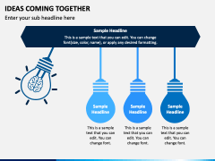 Ideas Coming Together PowerPoint Template - PPT Slides