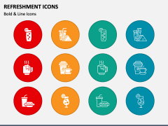 Refreshment Icons for PowerPoint and Google Slides - PPT Slides