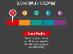 Animated Horizontal Sliding Scale PowerPoint and Google Slides Template ...