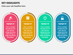 Key Highlights PowerPoint and Google Slides Template - PPT Slides