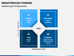 Breakthrough Thinking PowerPoint and Google Slides Template - PPT Slides