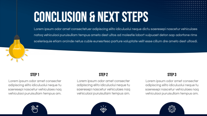 Conclusion and Next Steps PowerPoint and Google Slides Template - PPT ...