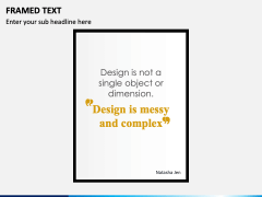 Framed Text for PowerPoint and Google Slides - PPT Slides