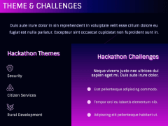 Hackathon Pitch Deck for PowerPoint and Google Slides - PPT Slides