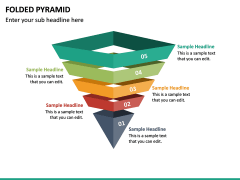 Folded Pyramid PowerPoint Template | SketchBubble
