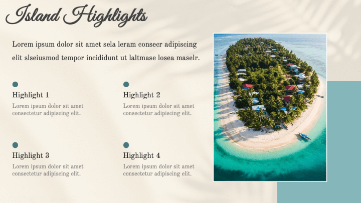 Free - Beach Theme for PowerPoint and Google Slides - PPT Slides