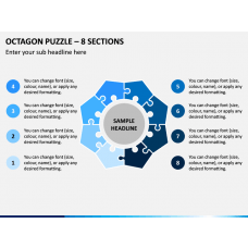 PowerPoint Octagon - 8 Parts