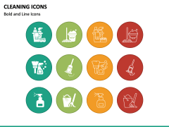 Cleaning Icons for PowerPoint and Google Slides - PPT Slides