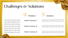 Gold Presentation Theme for PowerPoint and Google Slides - PPT Slides