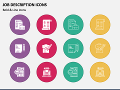 Job Description Icons for PowerPoint and Google Slides - PPT Slides
