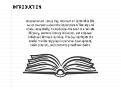 Free - International Literacy Day PowerPoint Template and Google Slides ...