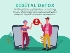 Digital Detox PowerPoint and Google Slides Template - PPT Slides