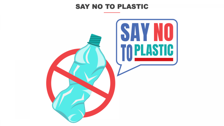 Say No to Plastic PowerPoint and Google Slides Template - PPT Slides