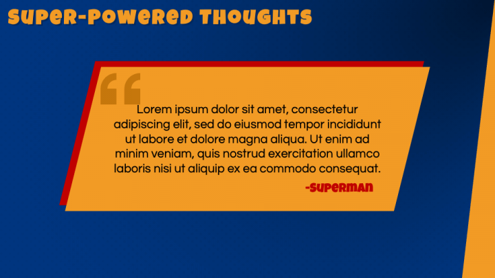 Free - Superman Presentation Theme for PowerPoint and Google Slides ...