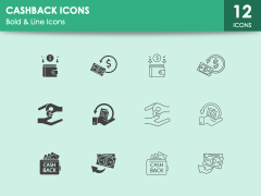 Cashback Icons for PowerPoint and Google Slides - PPT Slides