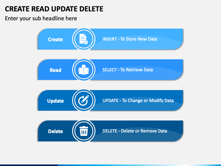 Create Read Update Delete PowerPoint and Google Slides Template - PPT ... Create Read Update Delete PowerPoint and Google Slides Template - PPT ...