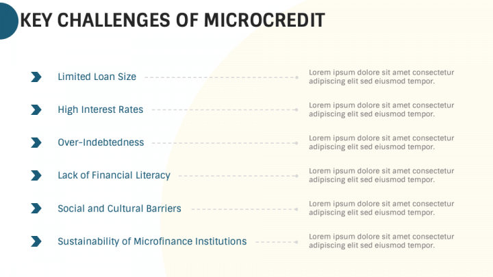 Microcredit PowerPoint and Google Slides Template - PPT Slides