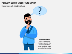 Person With Question Mark PowerPoint and Google Slides Template - PPT ...